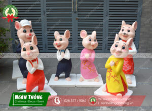 Mô Hình Chuột Trang Trí Tết 2020 - Sự Kiện Ngàn Thông