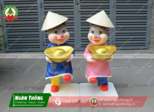 Mô Hình Chuột Trang Trí Tết 2020 - Sự Kiện Ngàn Thông